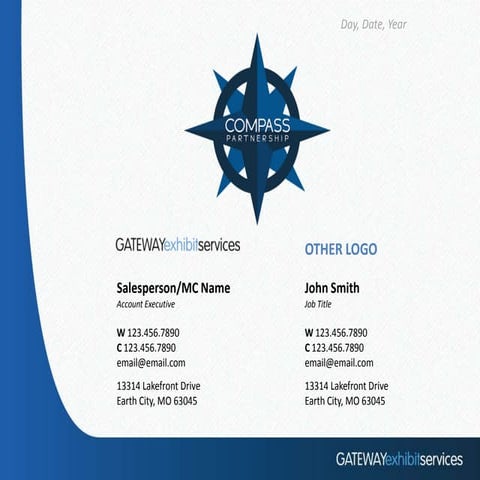 Compass Presentation Template Pptx