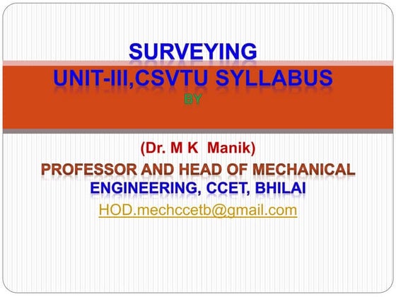 Angular measurement for surveying | PPT | Geography | Science