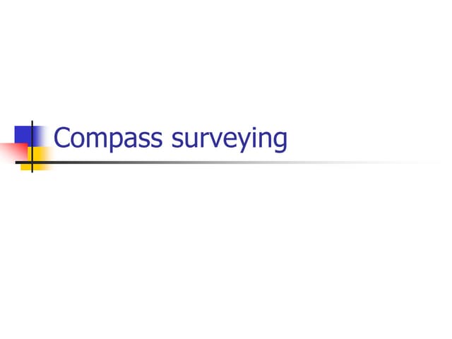 Angular measurement for surveying | PPT