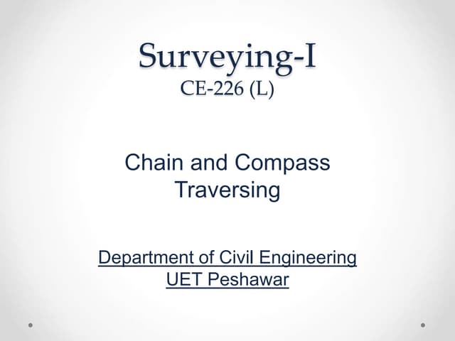 Traverse Computations | PDF