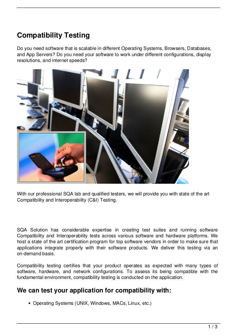 software-compatibility-testing