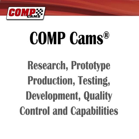 COMP Cams Development Capabilities Overview | PPT