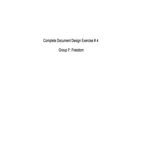 Complete document design exercise #4 | PDF
