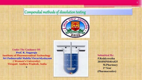 Dissolution apparatus.ppt