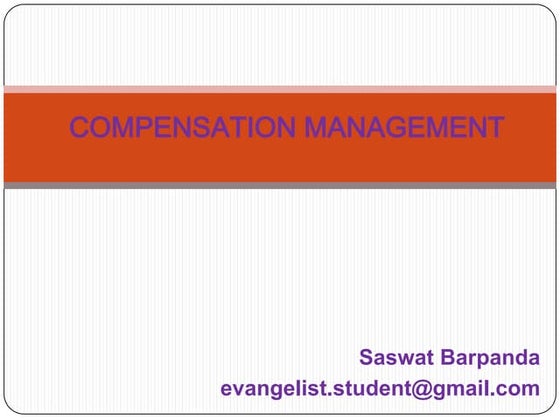 Compensation and Benefits | PPT