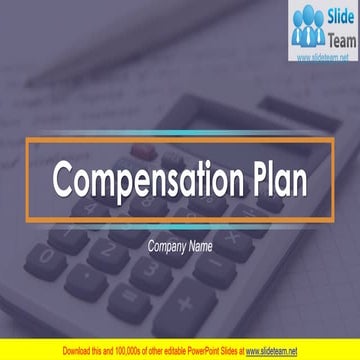 Compensation Plan PowerPoint Presentation Slides | PDF