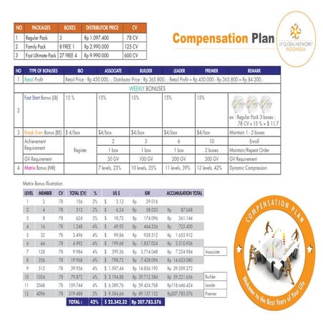 Compensation plan (simple) | PDF