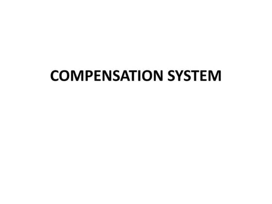Compensation policy of tata consultancy services | PPTX