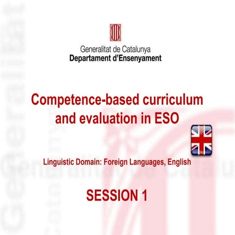 Competence based curriculum and evaluation session 1 | PPTX