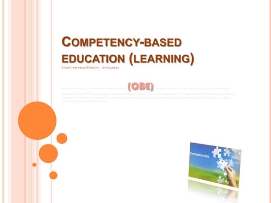 Competency-Based_Learning.pdf | Educational Assessment | Education