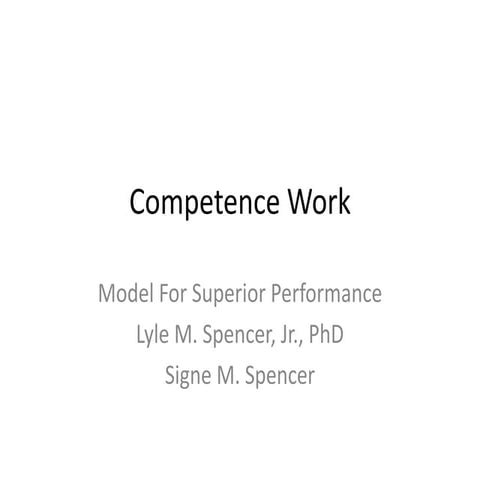 Competence work chapter2 | PPTX