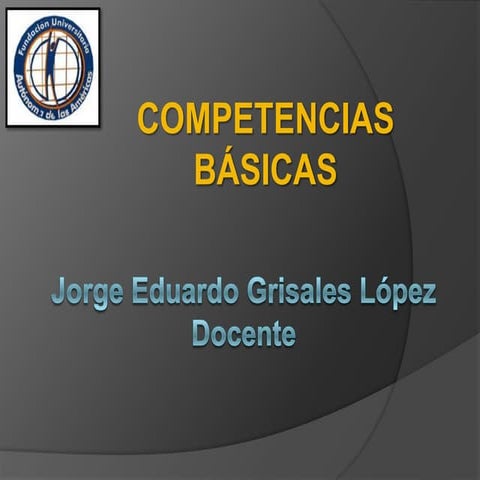 Competencias básicas | PPTX