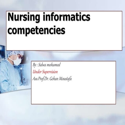 nursing informatic Competency | PPTX