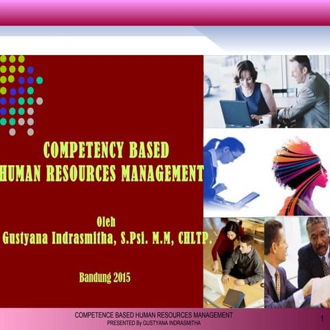 Competency based hr management | PPT