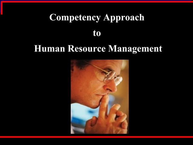 Competency-based Training and Development | PPT