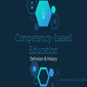 Competency Based Education | PPT