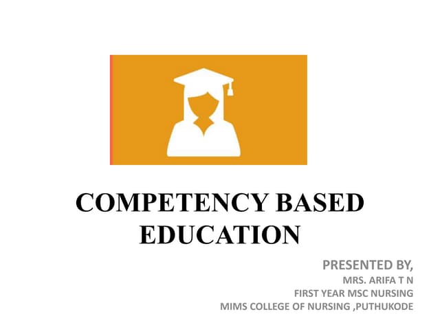 COMPETENCY BASED EDUCATION AND OUTCOME BASED EDUCATION.pptx