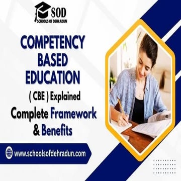 Competency Based Education (CBE) Explained Complete Framework ...