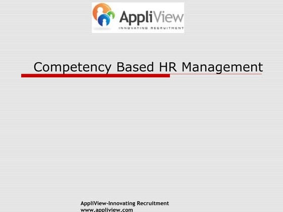 Competency Based Performance Management | PDF | Business | Business and ...