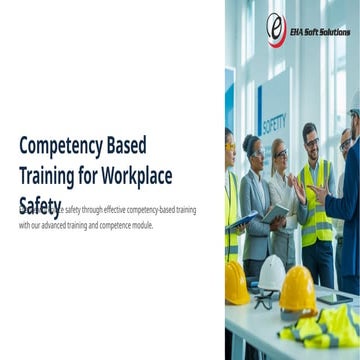 Competency Based Training and Competence Management for Safety | PPTX