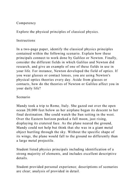 InstructionsIn a two-page paper, identify the physics princi.docx ...