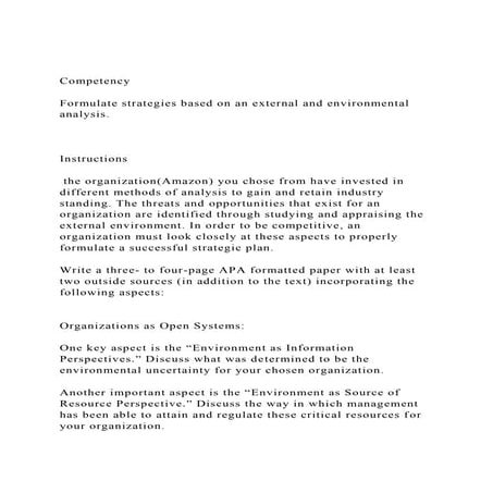 CompetencyAnalyze financial statements to assess performance a.docx