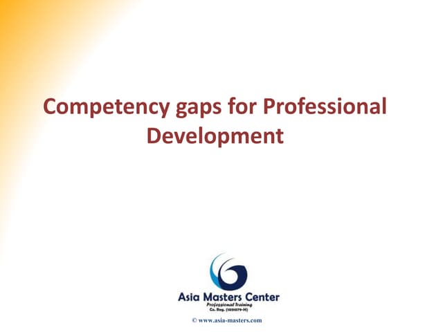 Developing a competency based curriculum | PPT