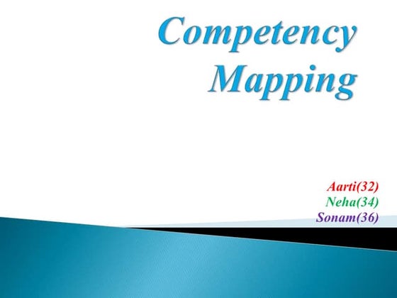 Competency frameworks and metrics | PDF