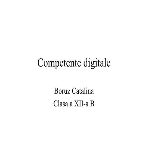 Competente digitale | PPT