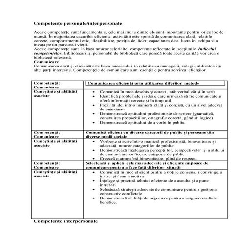 Competente personale | PDF