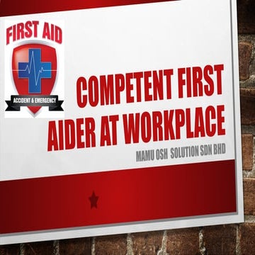 Competent FIRST Aider at workplace.pdf