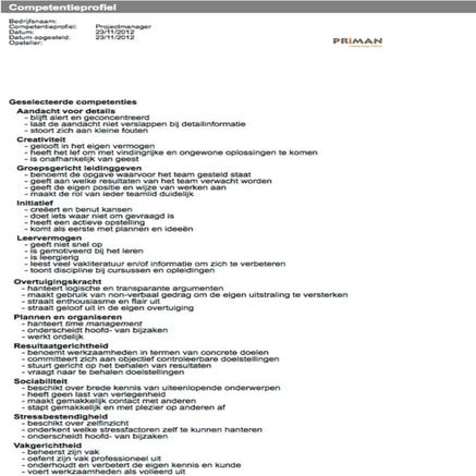 Competentieprofiel gedragsvoorbeelden | PDF | Careers