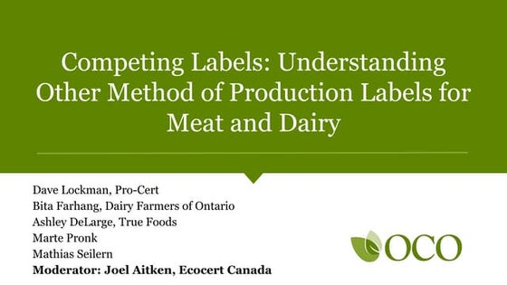 Tailoring Business Risk Management to Organic﻿ | PPT