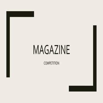 Magazine genres and sub genres | PPTX