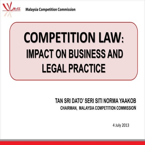 Competition law-impact-on-business-and-legal-practice-2 0 | PPTX
