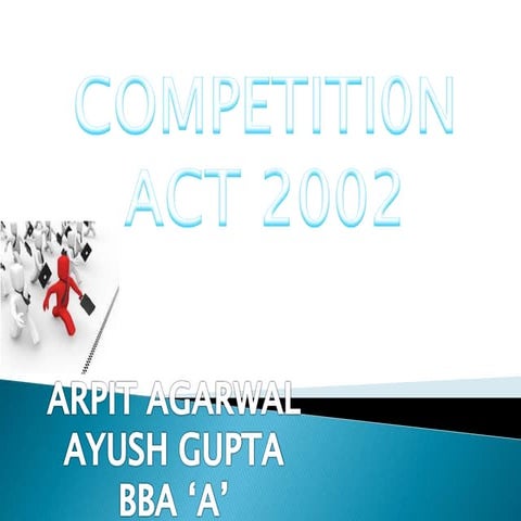 Competition act 2002 | PPTX