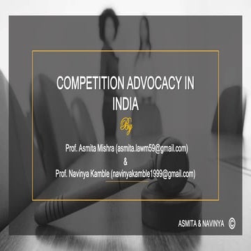 Competition advocacy in India.pptx