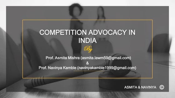 Competition Commission of India role in Indian Economy | PPT