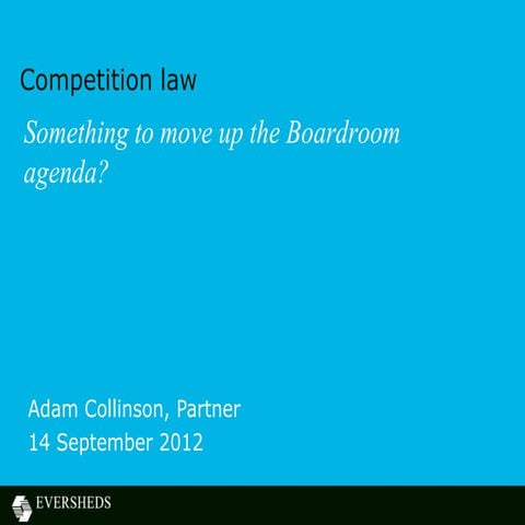 Competition Law | PPTX