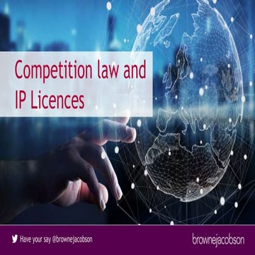Competition law issues in IP agreements | PPTX