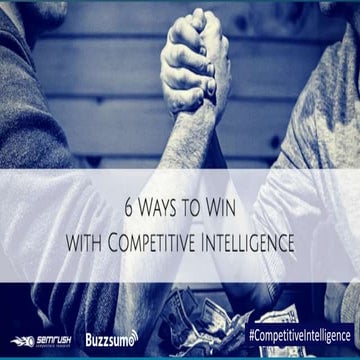 Competitive Intelligence - How To Track Your Competitors | PPT