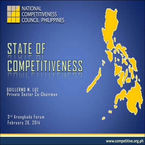 NCC-State of Competitiveness | PDF | Asia Travel | Travel Locations