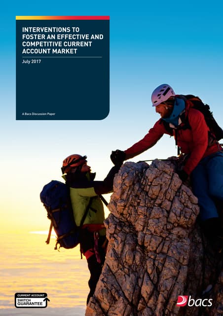 Current Account Switch Service: A better functioning market | PDF
