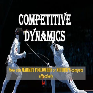 How can market followers or nichers compete effectively? | PDF