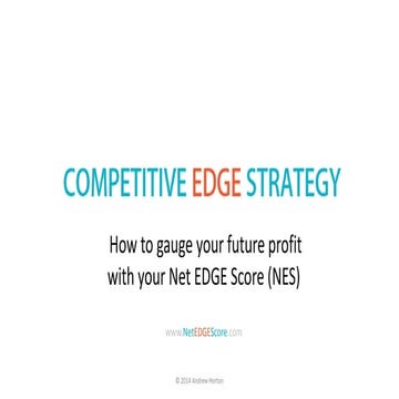 Competitive edge strategy presentation online version | PPTX