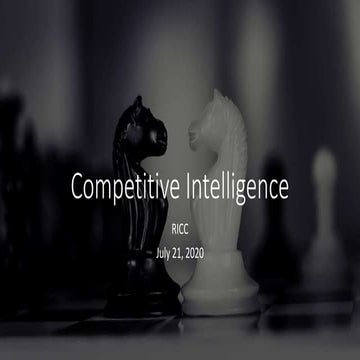 Competitive Intelligence | PPTX