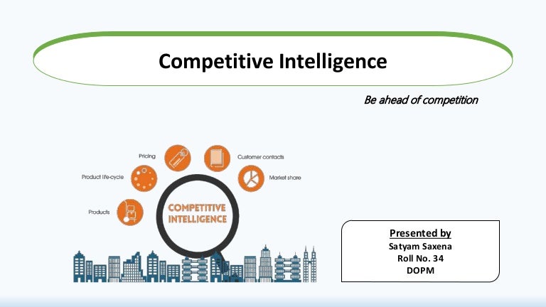 Competitive intelligence