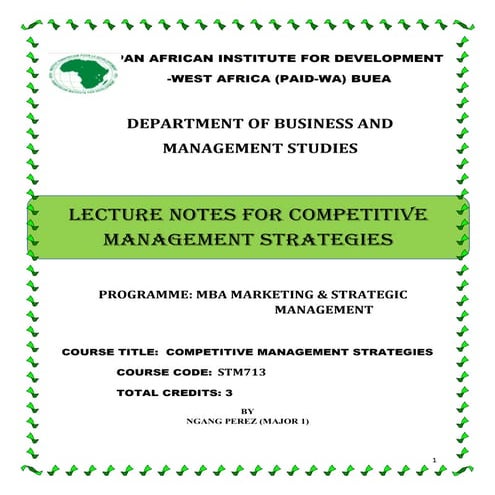 Competitive intelligence | PDF | Business Administration | Business