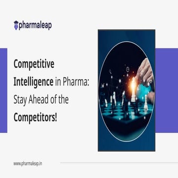 Pharma Market Intelligence | Lifescience Intellipedia | PDF