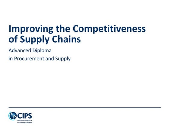 Sustainable Supply Chain Managment Presentation | PPT